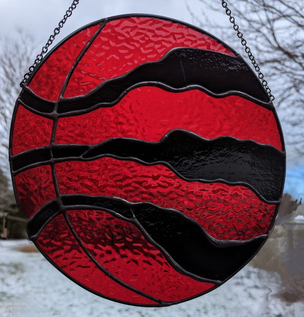 Toronto Basketball – Lyons Stained Glass Art