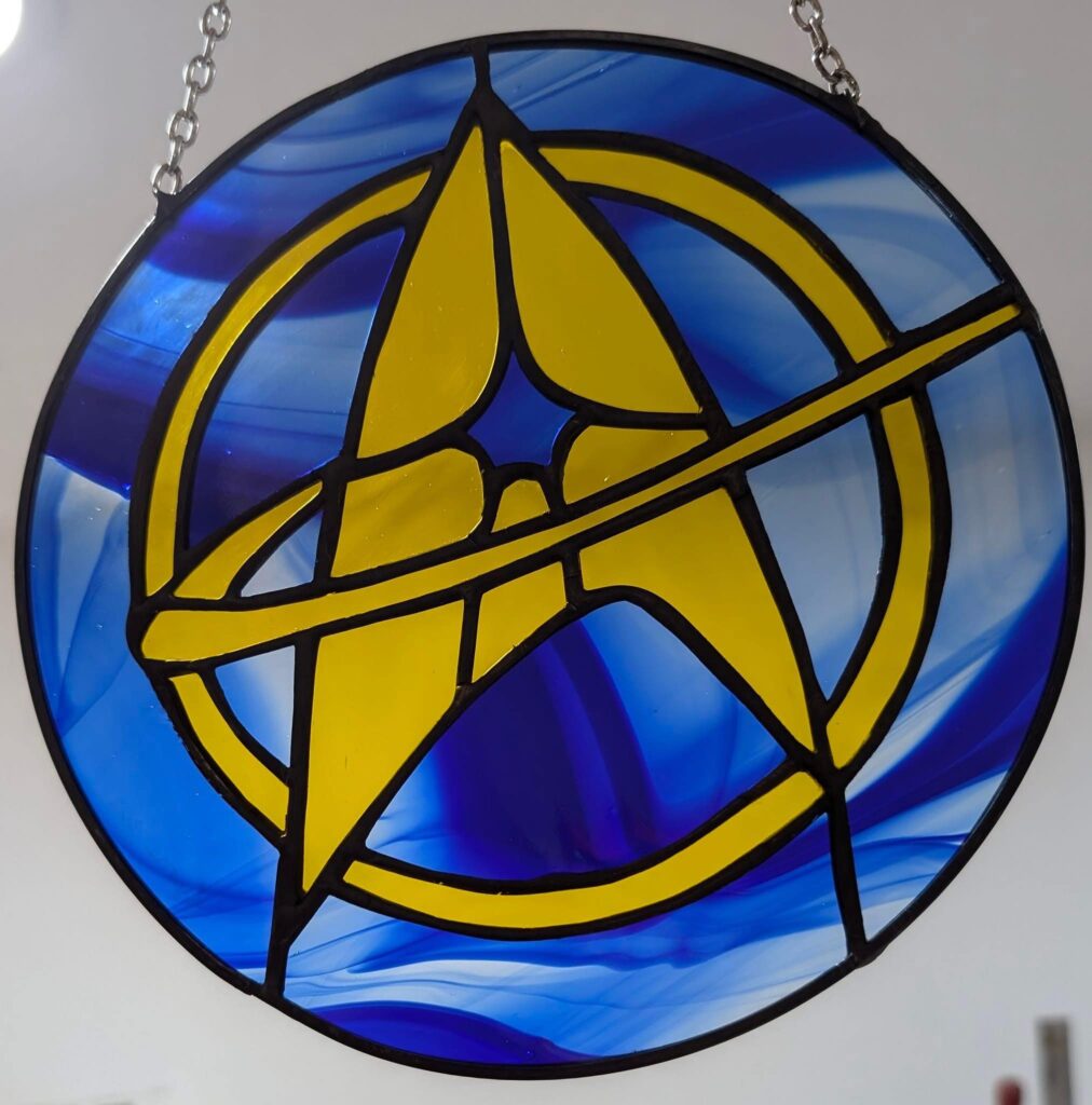 Star Trek - Star Fleet Federation Symbol – Lyons Stained Glass Art